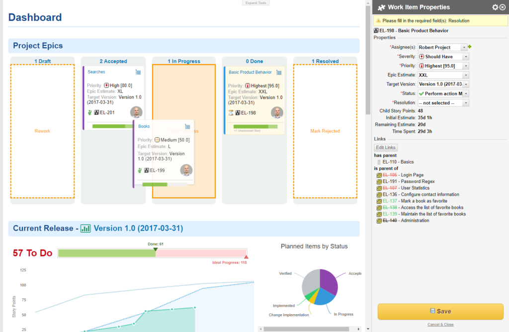 Requirements Engineering mit Siemens Polarion – web-basiert